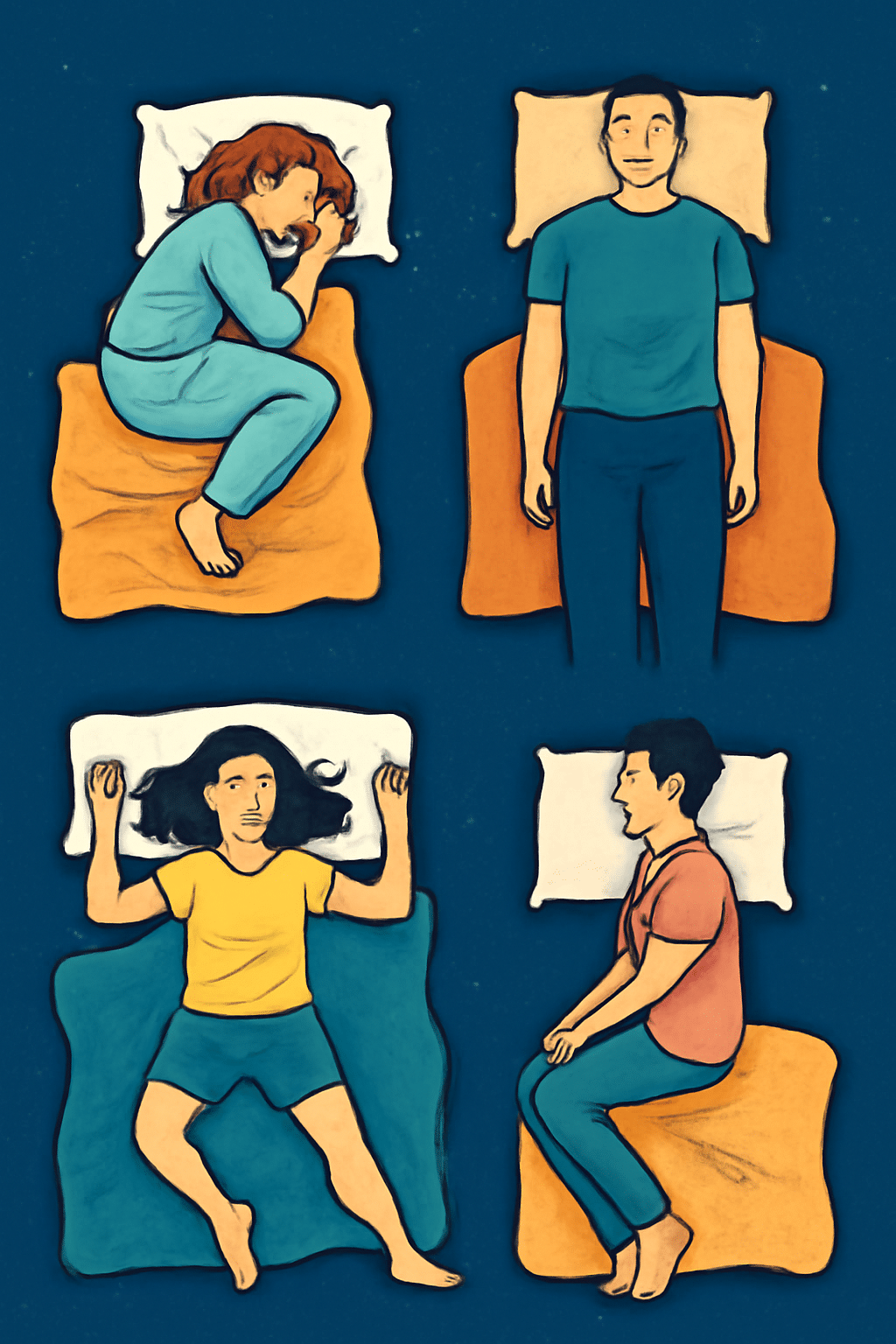 What Your Sleep Style Says About You - earlybullets.com